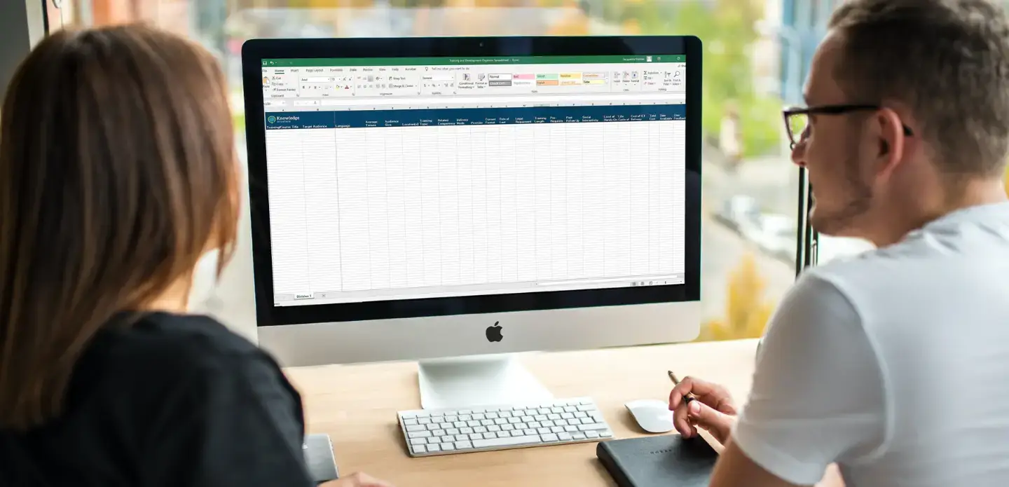 Downloadable Training Resource: Training Organizer Spreadsheet