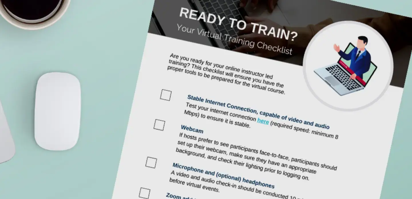 Free Virtual Training Checklist: What Users Should Do Before A Training ...