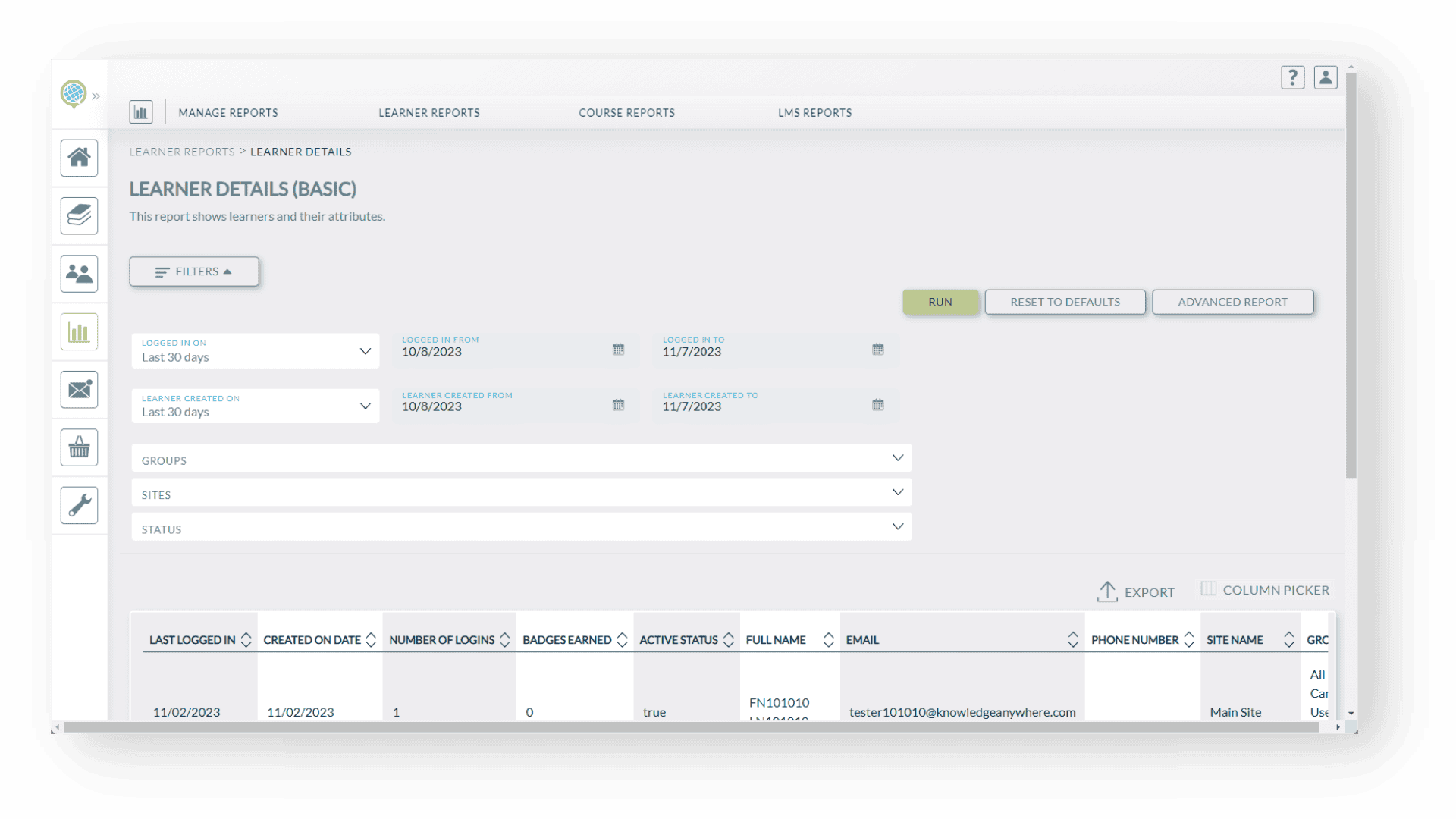 Track and Measure Training Success with LMS Reporting | Knowledge Anywhere